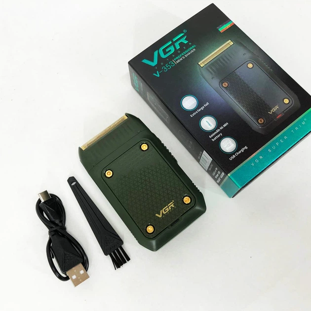 Электробритва портативная VGR V-353 профессиональная бритва шейвер для бритья триммер. Цвет ...