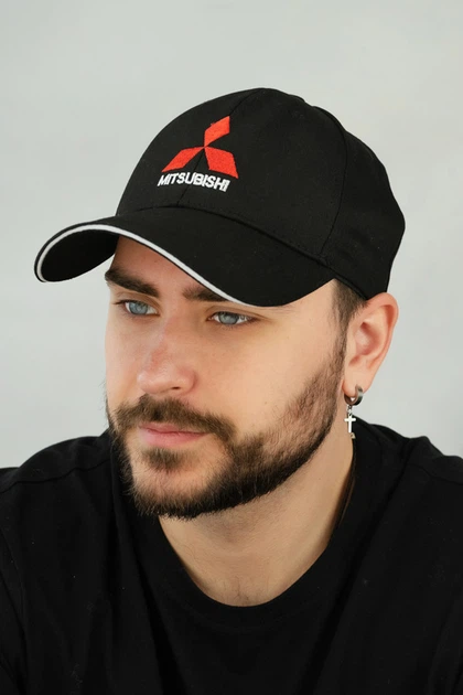 Бейсболка чоловіча Braxton «Mitsubishi» чорний (1680) – Стильні ...