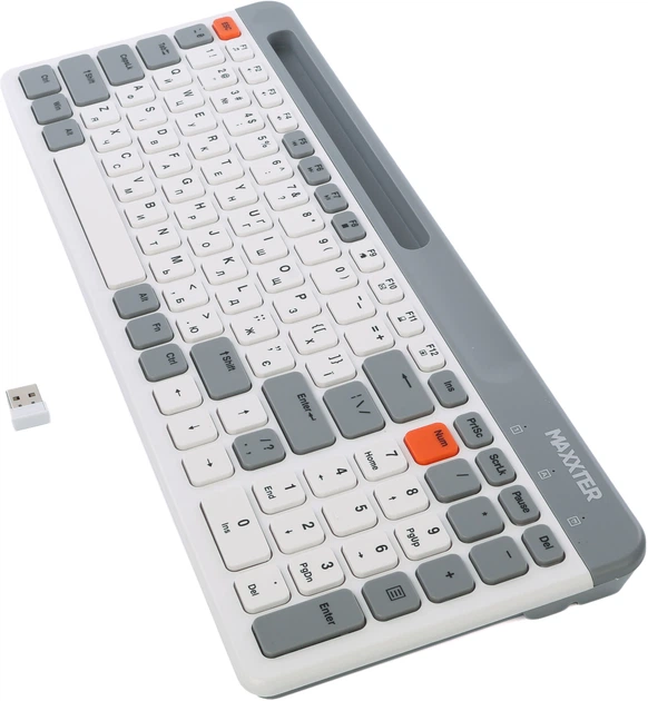 Клавіатура бездротова Maxxter KBW-02G-UA Wireless – фото, відгуки, характеристики в інтернет ...