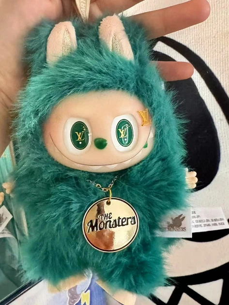 Іграшка Лялька Монстрік Лабубу Зелена м'яка іграшка Fall in Wild для ...