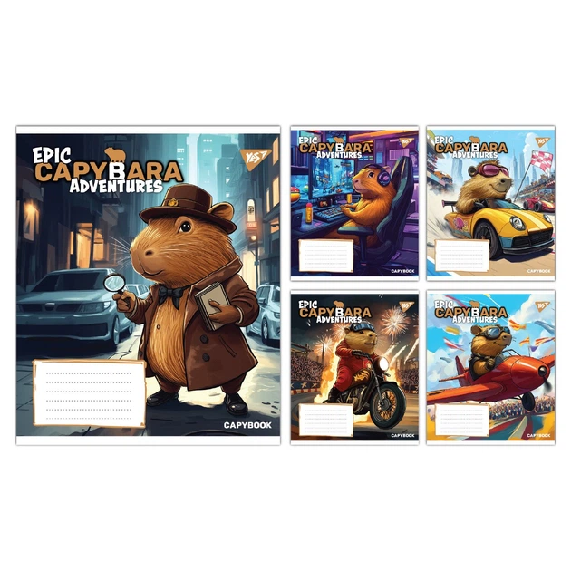 Зошит учнівський Капібара Epic Capybara YES 767791 12 аркушів shop ...