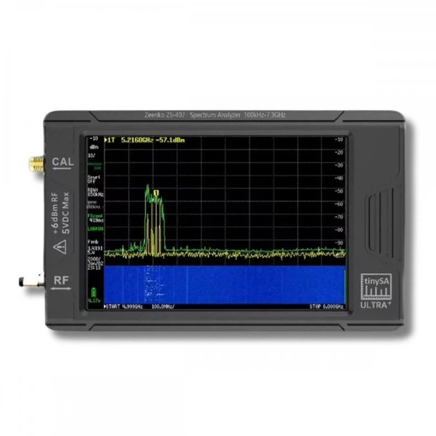 Аналізатор спектра ZS-407 TinySA Ultra plus 7.3 ГГц – фото, відгуки, характеристики в інтернет ...