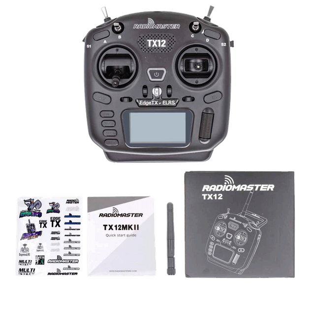 Пульт RADIOMASTER TX 12 MKII для квадрокоптеров FPV (ELRS) – фото ...