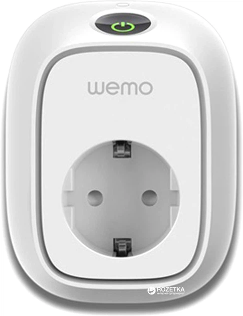 Умная розетка Belkin WeMo Switch Белая (F7C029) – фото, отзывы, характеристики в интернет ...