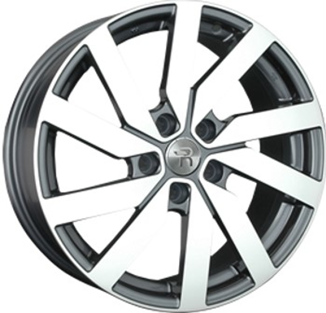 REPLAY A151 GMF R16 W6.5 PCD5X112 ET43 DIA57.1 GUN METAL FULL POLISH ...