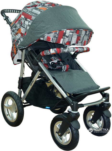 Коляска прогулочная Geoby C780 - RY23 Серый с красным (15_318) – Купить ...