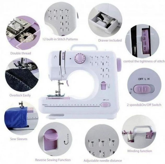 Швейная Машинка 12 в 1 WLSM-505 универсальная с автоматическим нить ...