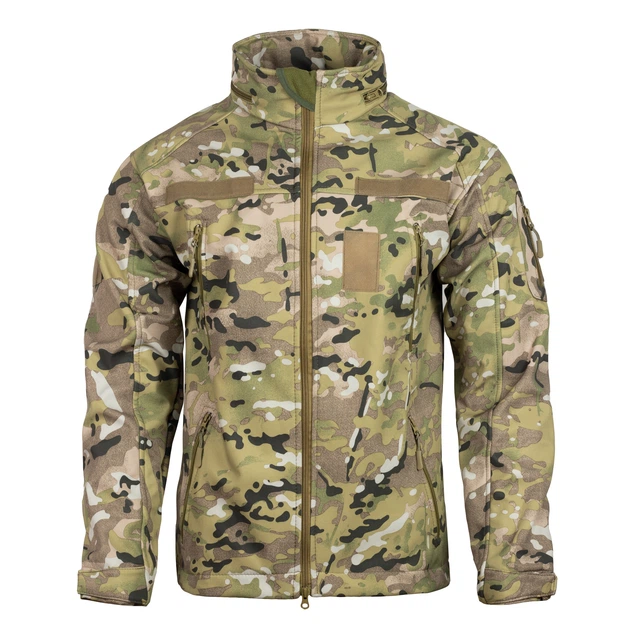 Куртка з липучками для шевронів Vik-Tailor SoftShell Multicam, Multicam, 52 - Тактичне ...