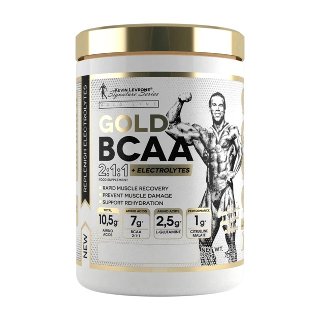Аминокислота BCAA Gold BCAA 2:1:1 + Electrolytes, 375 грамм Фруктовый ...