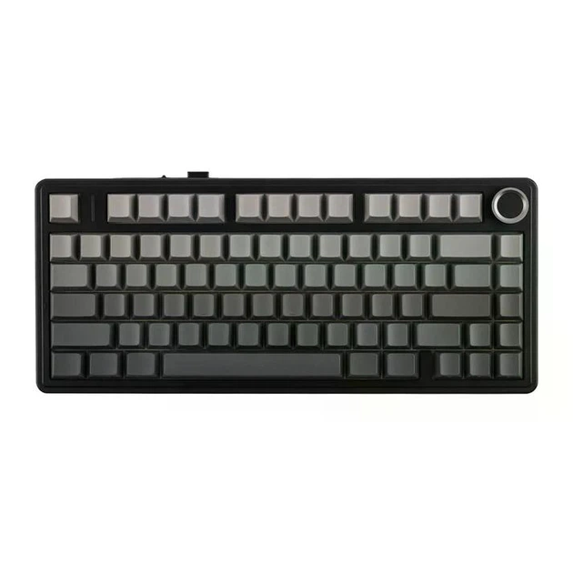 Бездротова ігрова механічна клавітура Aula F75 Reef black / Gray ...