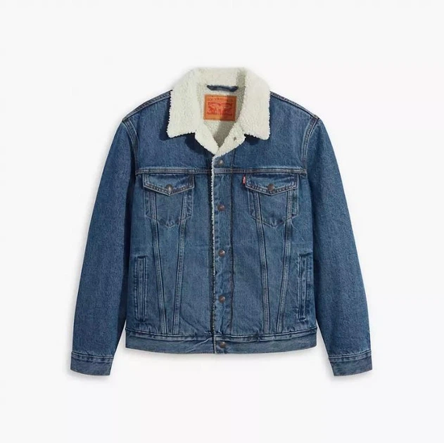 Джинсова куртка Levi's Type III Sherpa Trucker Jacket Color: Television ...