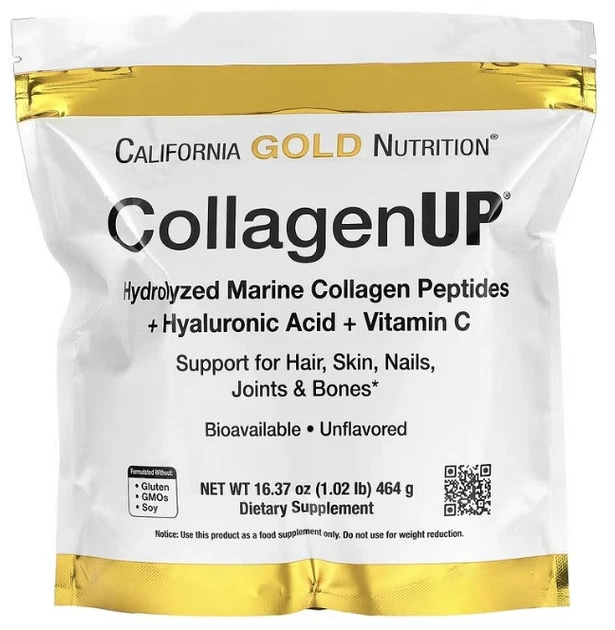 Колаген морський California Gold Nutrition, Collagen UP гідролізовані ...