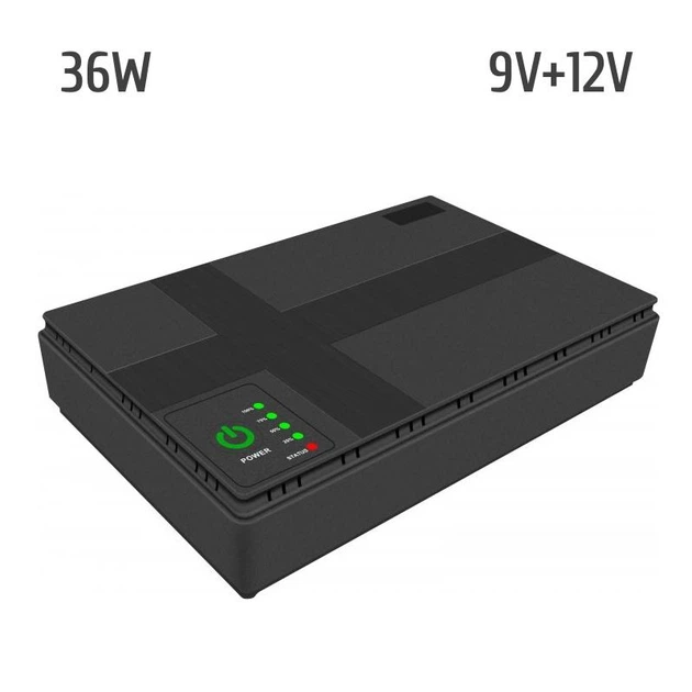 Mini UPS 36W, Powerbank на 10400Mah, USB-виходи, DC 5V, 9V, 12V, POE. ДБЖ для Роутерів – фото ...