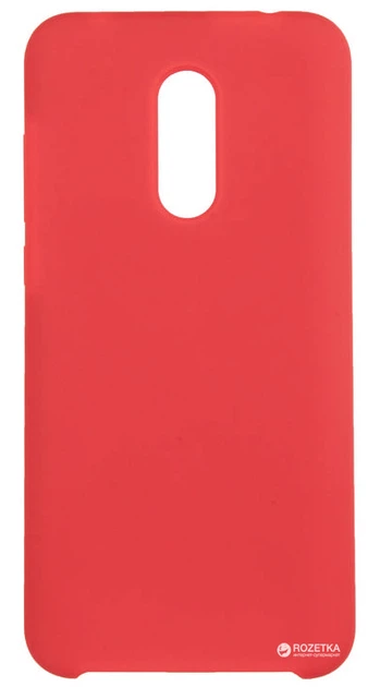 Панель ColorWay Liquid Silicone для Xiaomi Redmi 5 Plus Red (CW-CLSXR5P ...