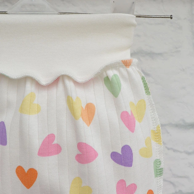 Повзуні Серце молочний інтерлок Blanka 62 56-62 см. (14372) – Брендовий одяг | ROZETKA