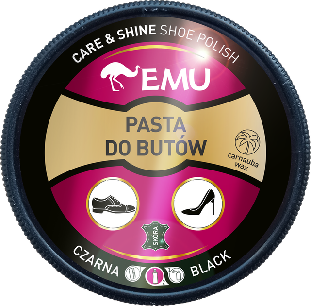 Крем для взуття в банці EMU 50 мл Чорний (EMU0001) – Оригінальне взуття | ROZETKA