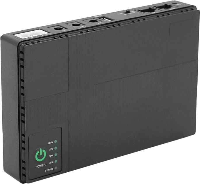ДБЖ для роутера Greenwave UPS-36W DC1036P-8 PON/POE-430(15-24V) 5V/9V ...
