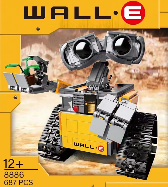 Конструктор "Робот WALL-E" — 687 деталей – іграшки з доставкою від ROZETKA