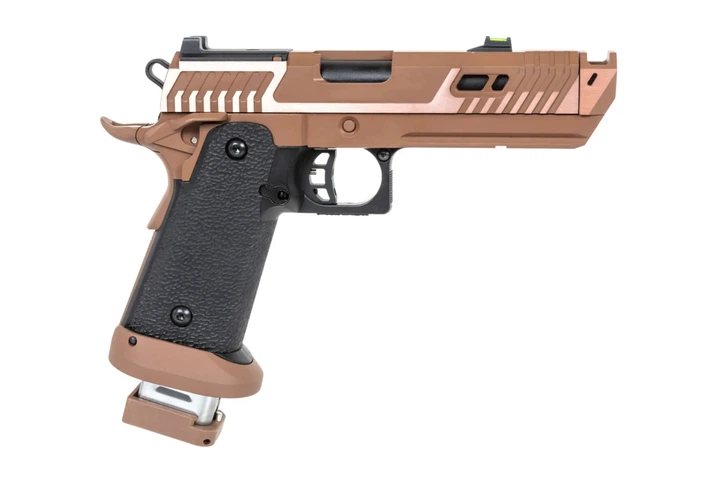 Страйкбольний пістолет SRC Sahara Viper DUAL POWER pistol with CO2 magazine Flat Dark Earth ...