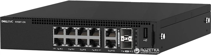 Коммутатор Dell EMC Networking N1108T-ON гигабитный (N1108T-ON ...