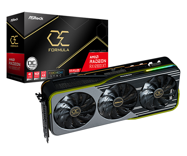 Відеокарта AMD Radeon RX 6900 XT 16GB ASRock Formula OC (RX6900XT OCF 16G) Б/В – фото, відгуки ...