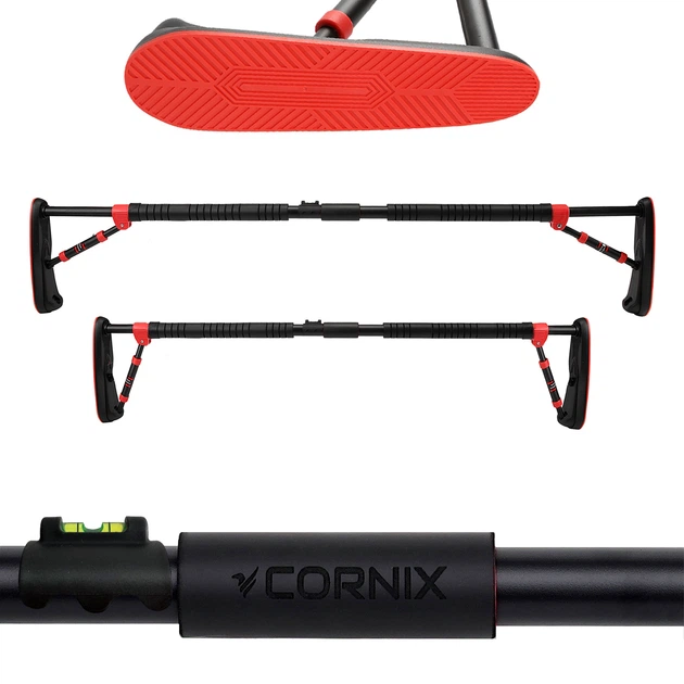 Турнік розсувний Cornix Elite 130-170 см XR-0292 Black/Red – фото ...