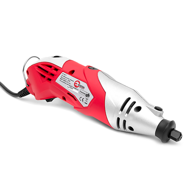 Шлифмашина прямая (гравер) 170Вт, 8000-35000об/мин, кейс, аксессурары 40шт, гибкий вал INTERTOOL ...