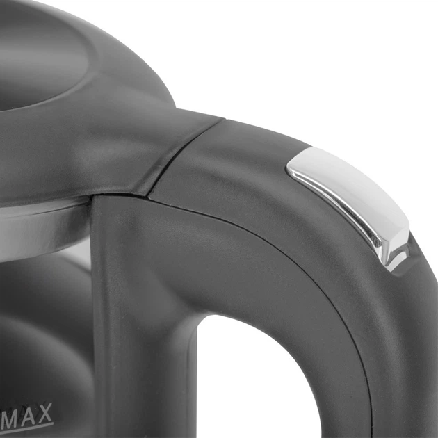 Чайник електричний скляний Adler AD 1305 Grey-Silver 2.2 кВт дисковий з ...