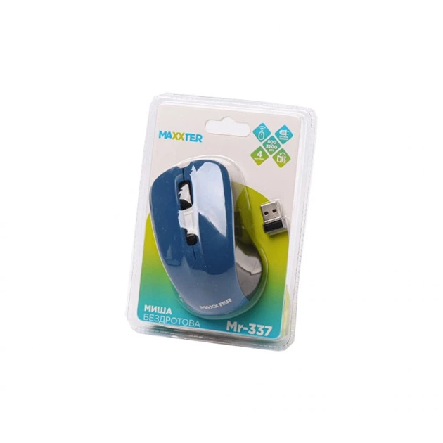 Мышка Maxxter Mr-337-Bl (340494) – фото, отзывы, характеристики в интернет-магазине ROZETKA от ...