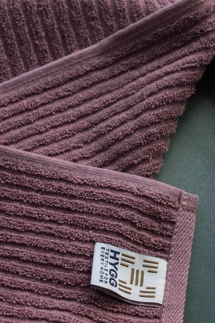 Махровий рушник для ванної HYGG Бордовий 70x140 см (334705) – купити ...