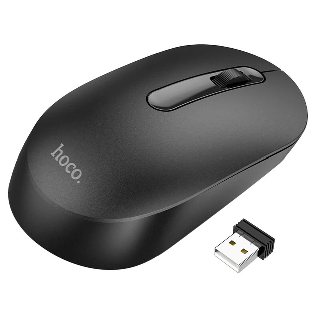 Маніпулятор миша HOCO GM14 Platinum 2.4G business wireless mouse Black (6931474757869) – фото ...