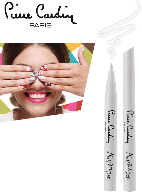 Карандаш для ногтей Pierre Cardin Nail Art Pen Белый 3 мл ...