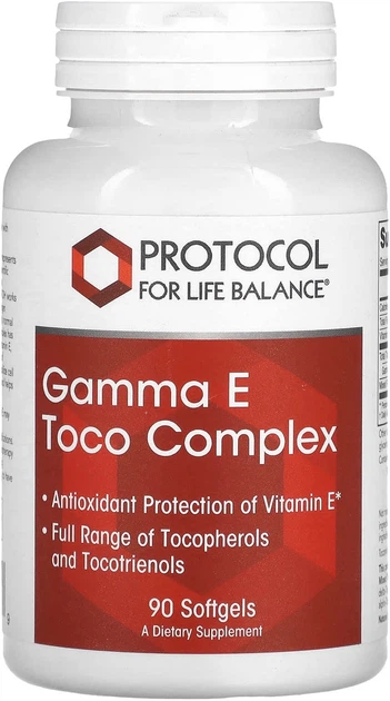 Витамин Е Protocol for Life Balance Gamma E Toco Complex комплекс ...