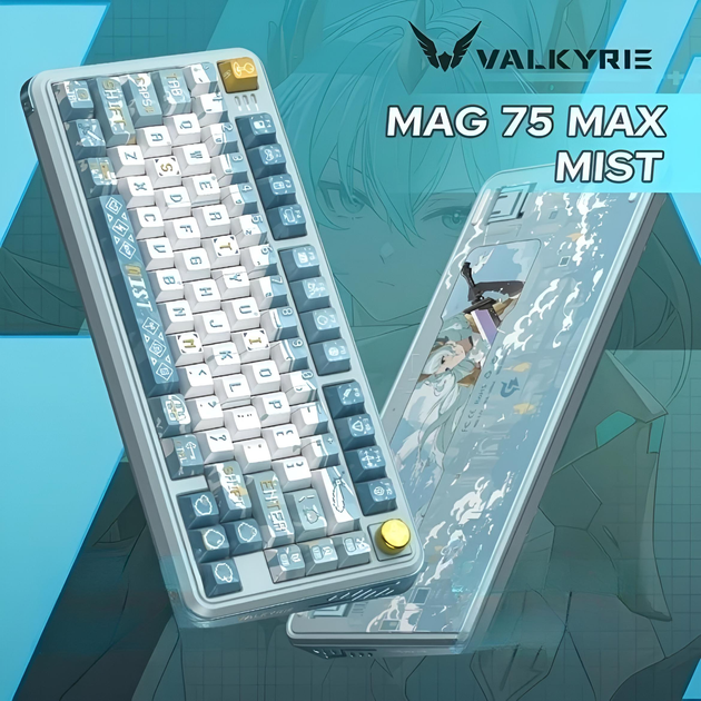 Ігрова клавіатура VALKYRIE MAG 75 MAX магнітна з комбінованим під ...