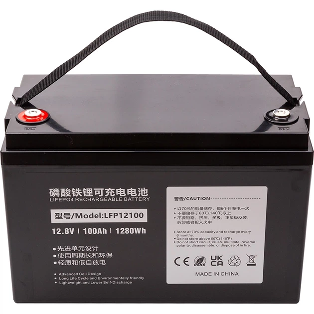 Акумулятор PowerPlant LiFePO4 12.8V 100Ah (LFP12100) – фото, відгуки ...