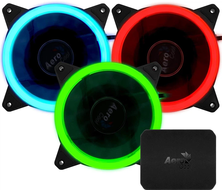 Набор вентиляторов Aerocool Rev RGB Pro c контроллером P7-H1 (Rev RGB ...