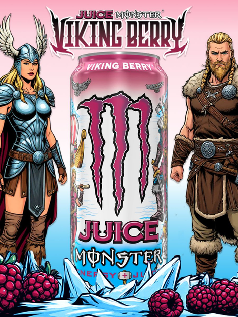 Енергетичний напій Monster Energy Viking Berry Juice 500 мл від ...