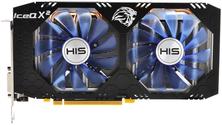 Видеокарта HIS PCI-Ex Radeon RX 580 IceQ X OC 8GB GDDR5 (256bit) (1257/8000) (DVI, HDMI, 3 x ...