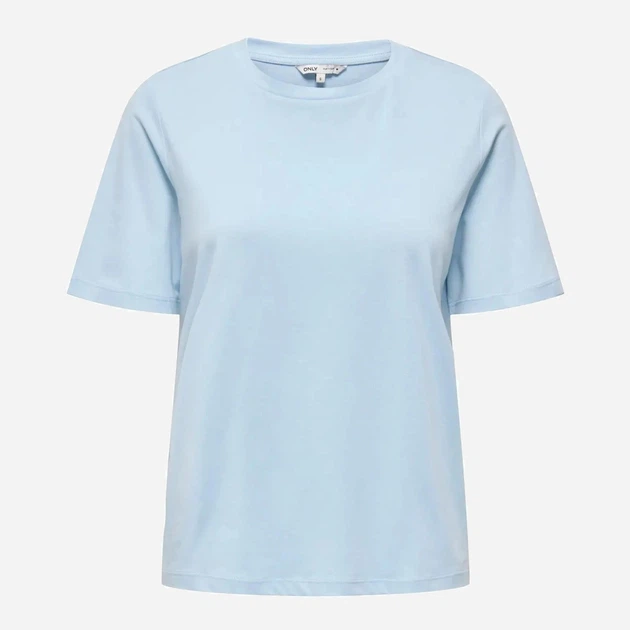Футболка бавовняна жіноча ONLY 15270390-Cashmere Blue XS Блакитна ...