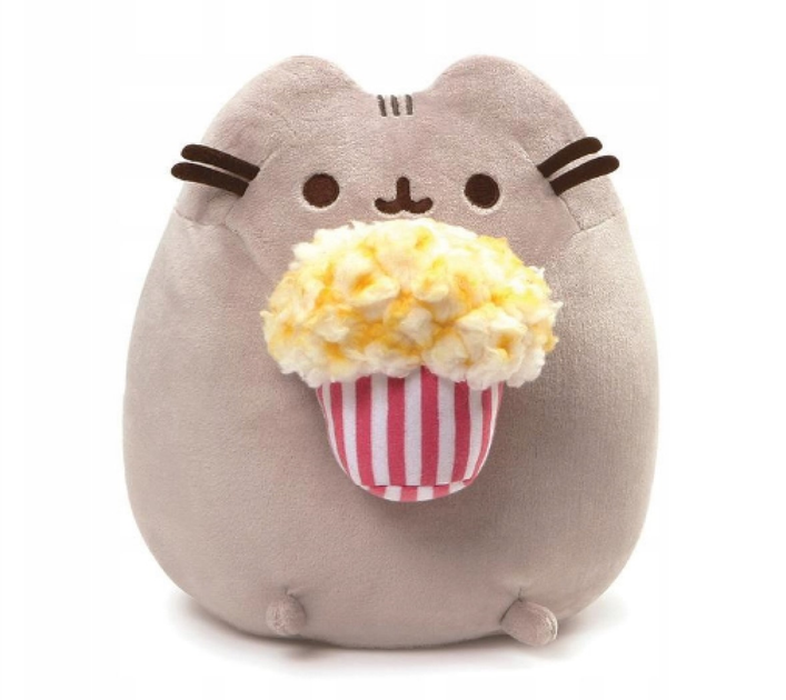 Мягкая игрушка, Кот Пушин Pusheen с попкорном .Оригинальная лицензия 25 ...