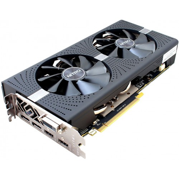 Видеокарта Sapphire Radeon Pci-Ex Rx 570 Nitro + 4Gb 256Bit Gddr5 (1340 ...