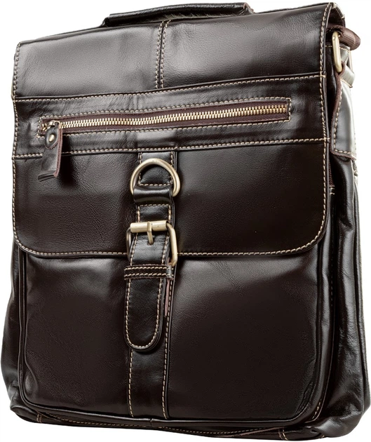 Мужская кожаная сумка Eterno RB-BX1292DB Темно-коричневая (2900000055957) – Оригинальные сумки ...
