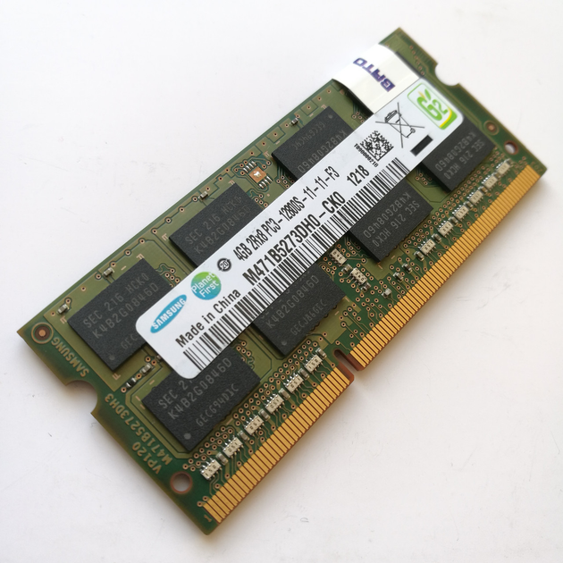 Оперативная память для ноутбука Samsung SODIMM DDR3 4Gb 1600MHz 12800s ...