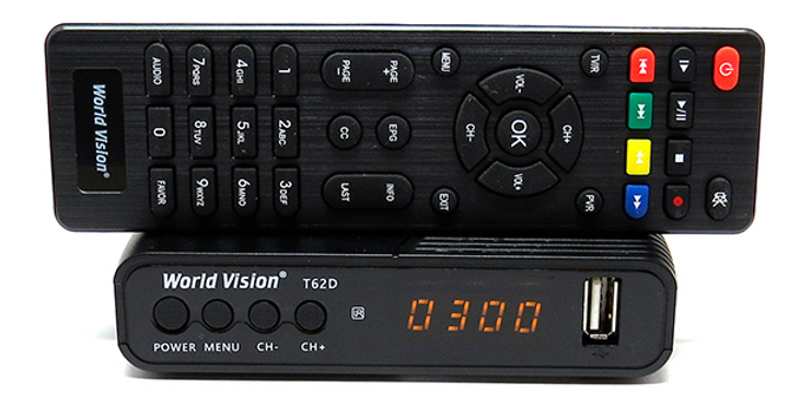 ТВ-ресивер World Vision T62D – фото, отзывы, характеристики в интернет ...