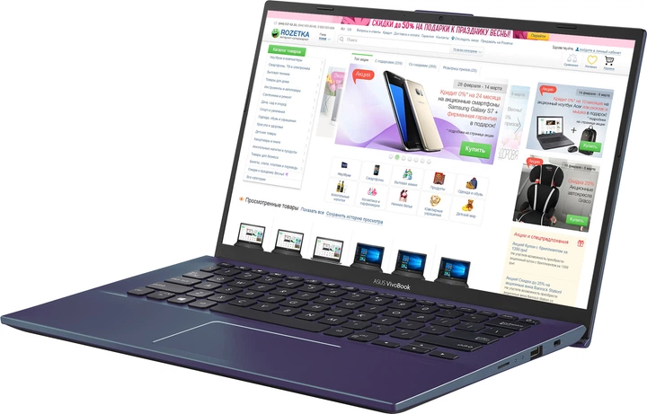 Ноутбук ASUS VivoBook 14 X412UA-EK432 (90NB0KP3-M06510) Peacock Blue ...