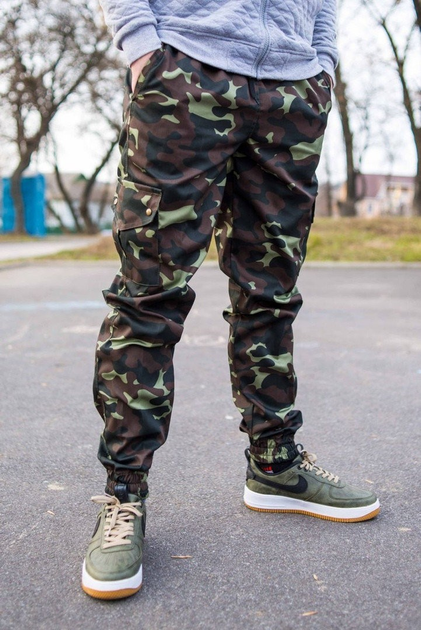 Камуфляжные штаны с карманами Rextim Cargo Criminal Army 52р – фото ...