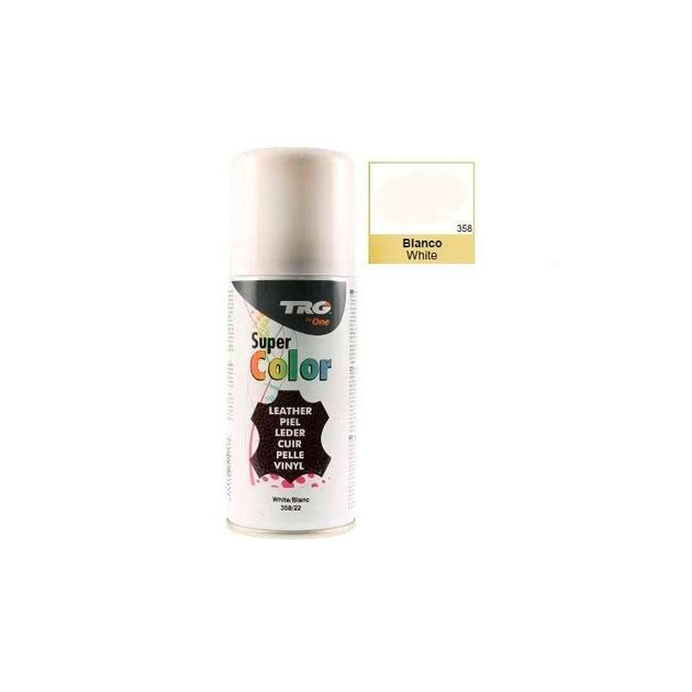 Спрей-краска белая для гладкой кожи TRG Super Color, 150 мл от продавца ...