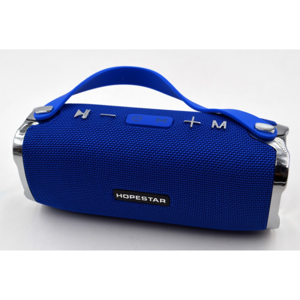 Потужна портативна bluetooth колонка Sound System H24 Pro Hopestar Синя ...