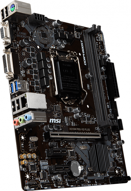 Материнская плата MSI H310M Pro-VD Plus (s1151, Intel H310, PCI-Ex16 ...