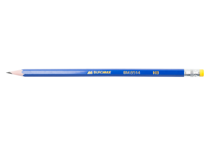 Карандаш графитовый Buromax HB с ластиком (BM.8514) – фото, отзывы ...
